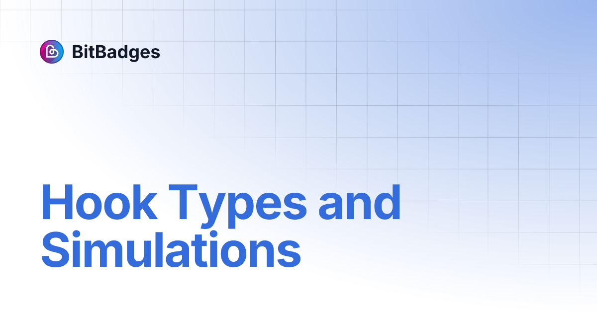Hook Types and Simulations | BitBadges