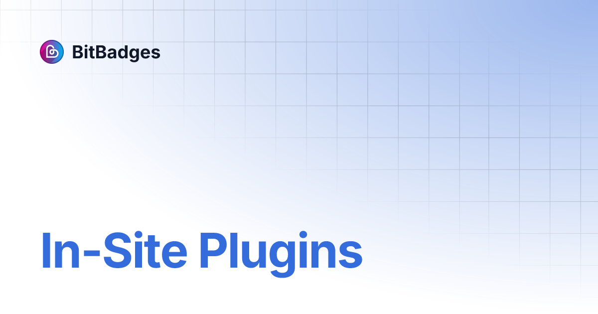 In-Site Plugins | BitBadges